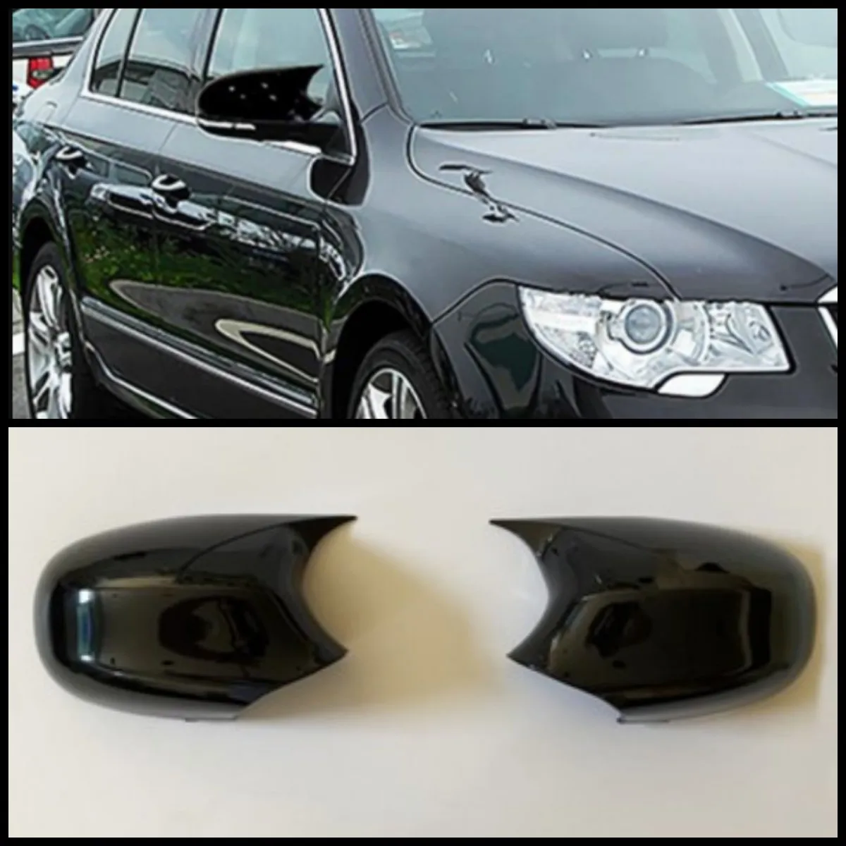 2-Pieces-Rearview-Mirror-Cover-Side-Wing-RearView-Mirror-Case-Cover ...