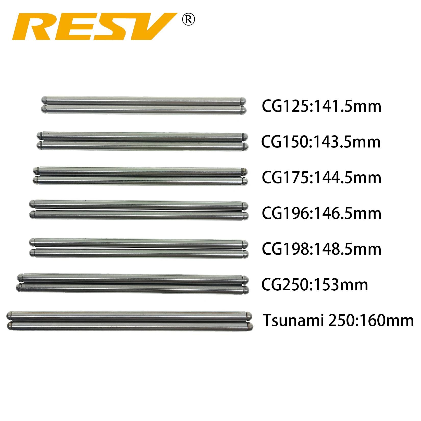RESV-STD-Push-Rod-for-CG125-CG150-CG175-CG196-CG198-CG200-CG250-Tsunami ...