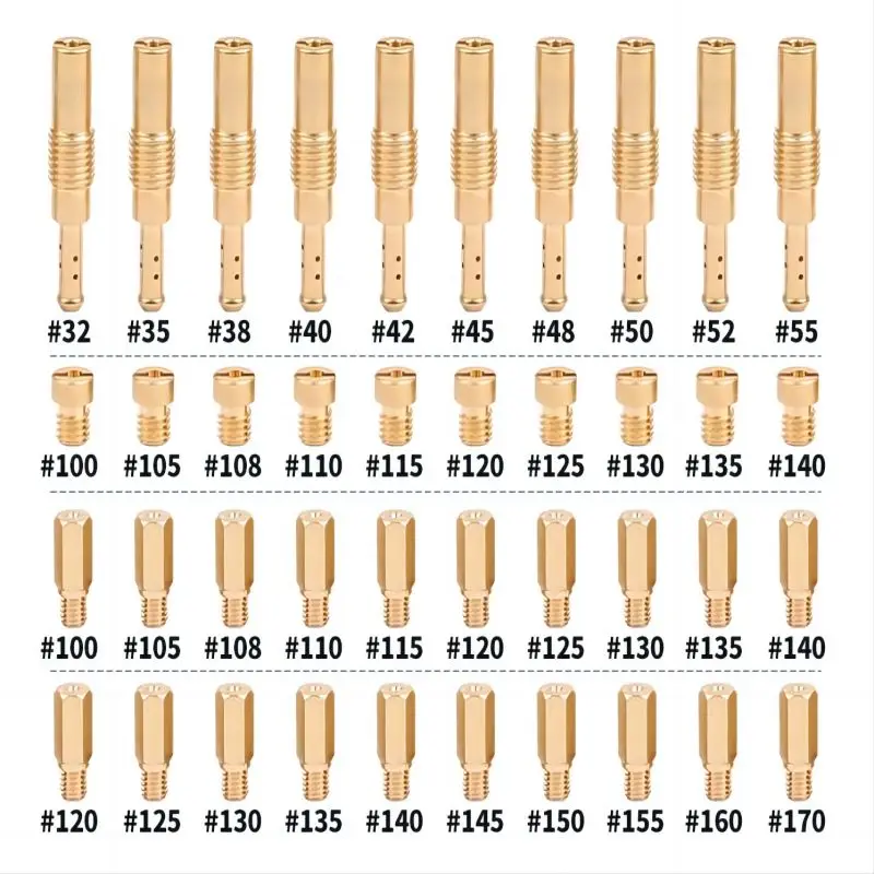 JSRAOIMG-Carburetor-Main-Jet-Slow-Pilot-Jet-Kit-Set-For-CB-GY6-PWK-CVK ...