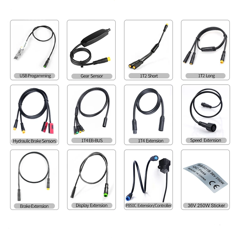 Bafang Bbs02 Programming Cable | Programming Cable Bafang 1 T4 - Gear ...