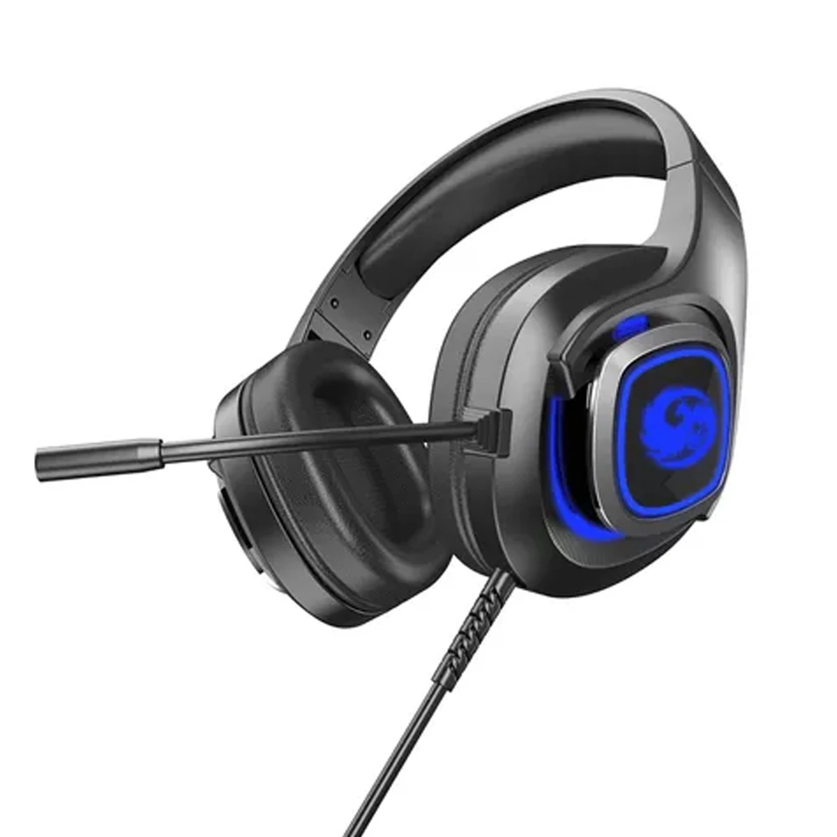 Headset Gamer Headset Headphone Led Microphone For Pc Adjustable Black ...
