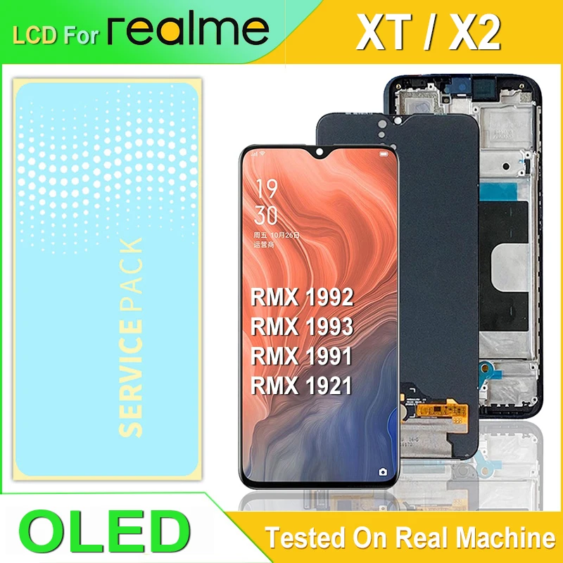 6-4-INCH-OLED-LCD-For-OPPO-Realme-XT-X2-LCD-Touch-Screen-Digitizer ...