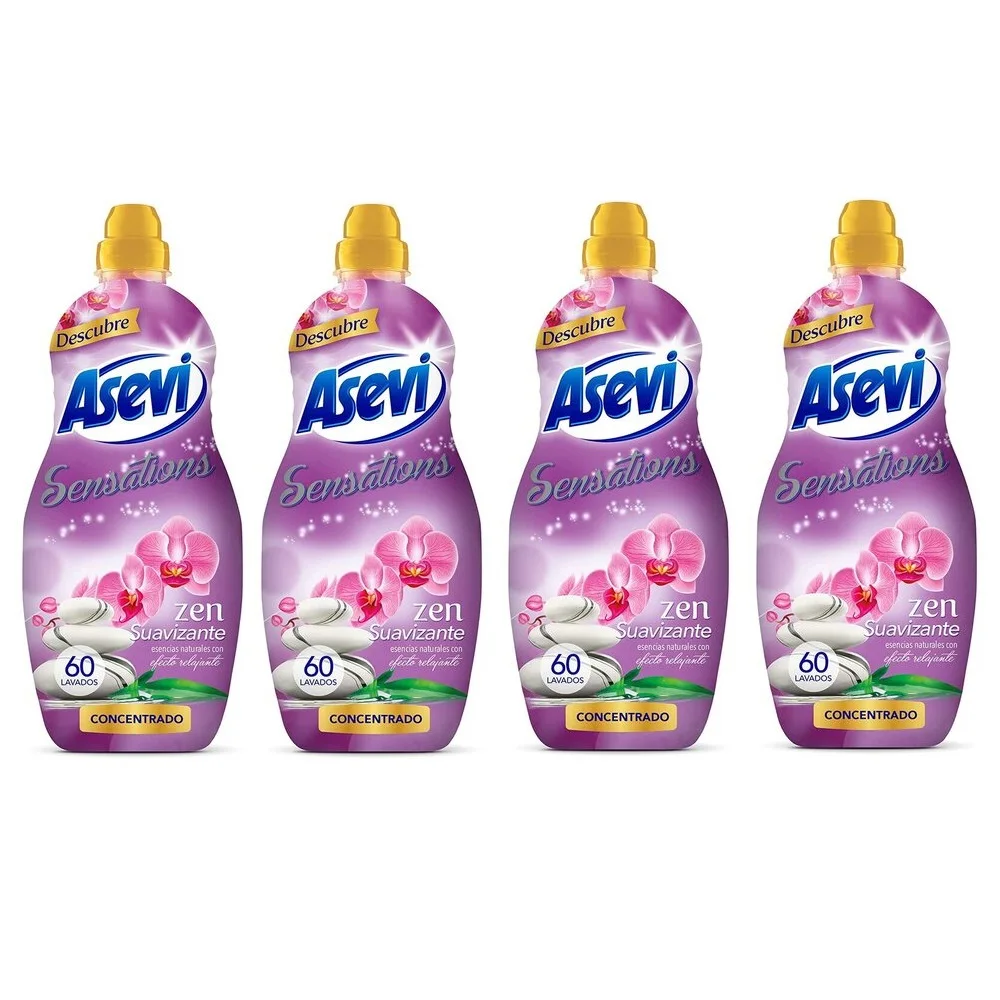 Asevi-Sensations-Zen-Suavizante-4x60-Dosis-Total-240-Lavados-Pack ...