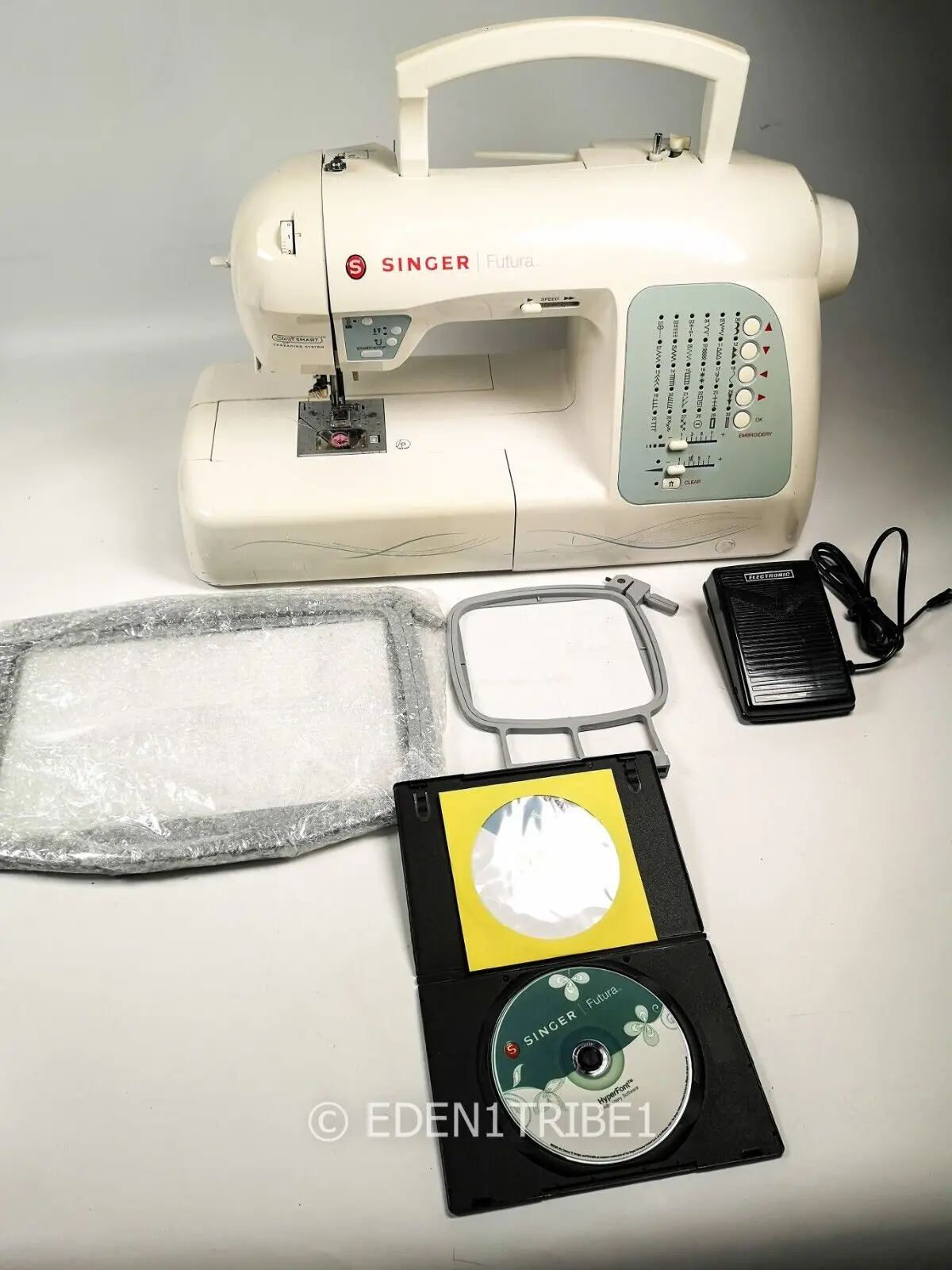 Singer-Futura-m-quina-de-coser-de-bordado-modelo-XL-400-con-CD-de ...