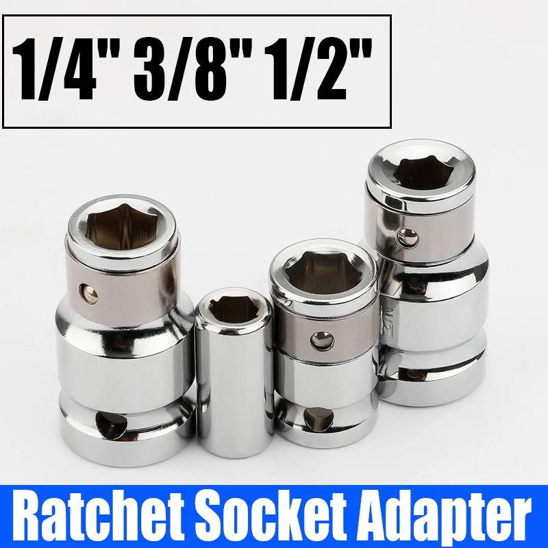 1PCS-1-4-3-8-1-2-Ratchet-Socket-Adapter-Square-Drive-Hex-Bit-Holder ...
