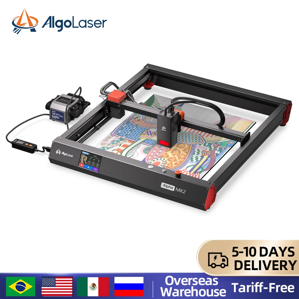 Higher-Accuracy-AlgoLaser-Alpha-MK2-20W-Output-CNC-Laser-Cutter-DIY ...