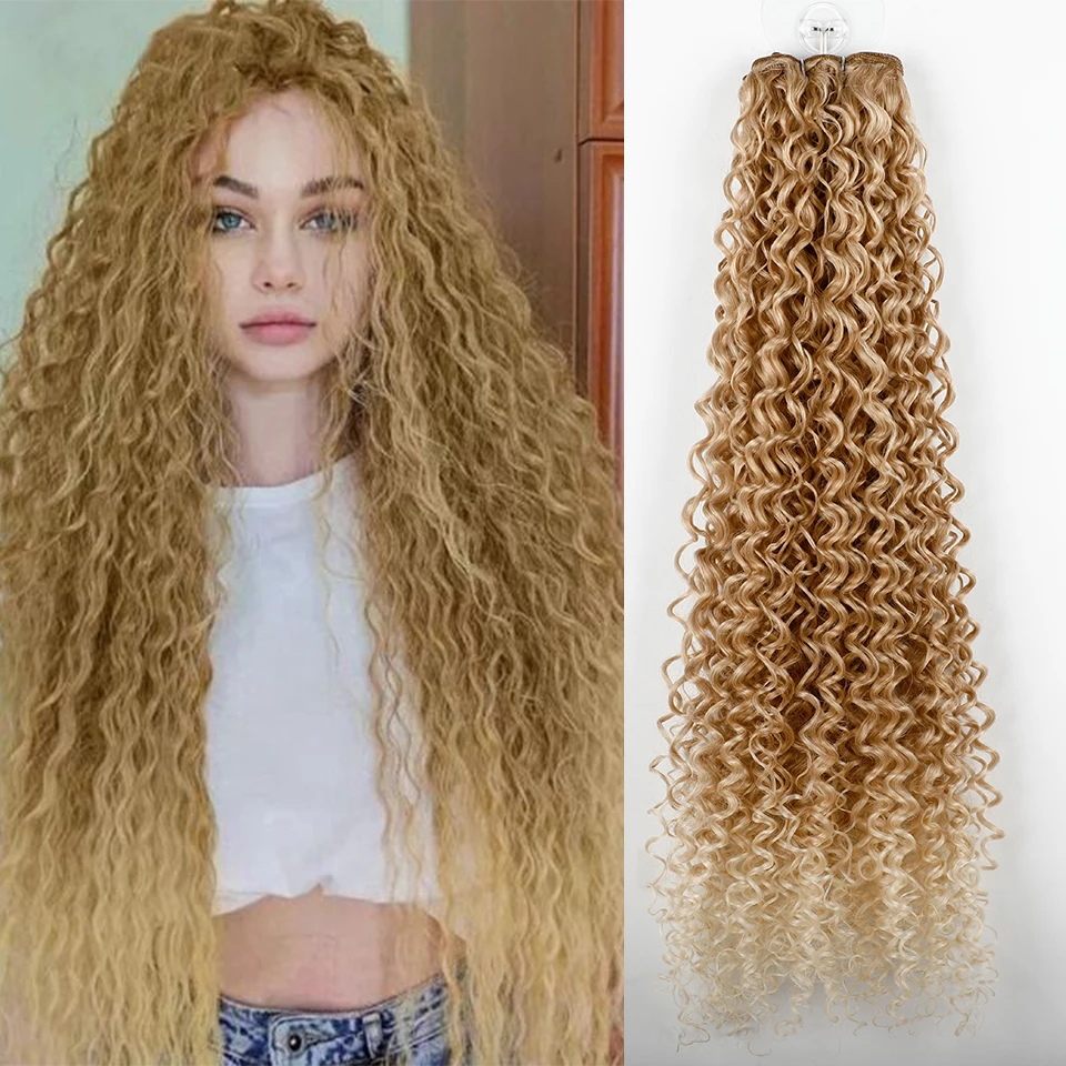Synthetic-Hair-Bundles-Afro-Kinky-Curly-Hair-Extensions-24-Super-Long ...