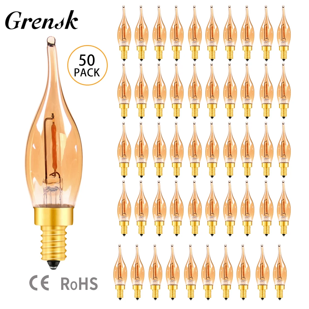 Dimmable-C22-LED-Filament-Bulb-E14-0-5W-Amber-Decorative-Night-Light ...