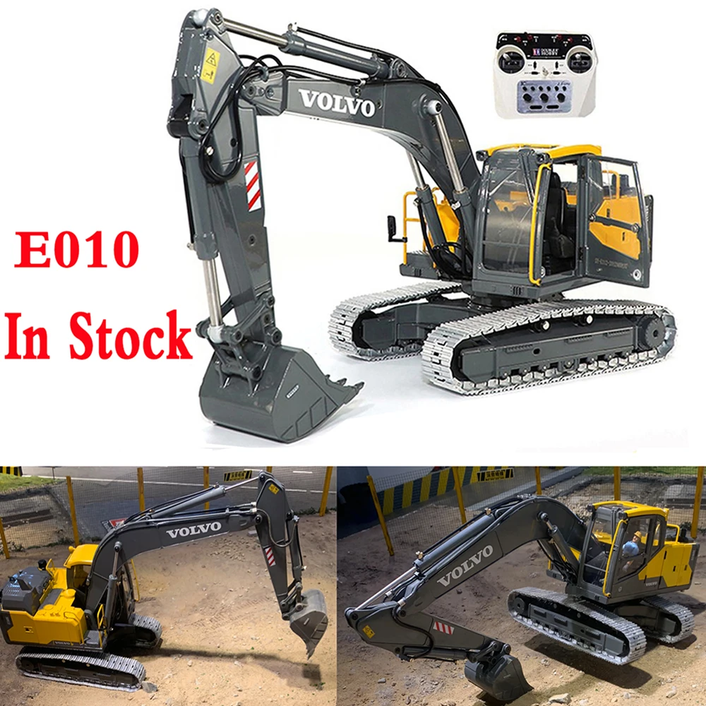 1/14 RC 풀 메탈 굴삭기, 전기 합금 Rc 자동차 굴삭기 모델 장난감, 재고 있음, E010| | - AliExpress