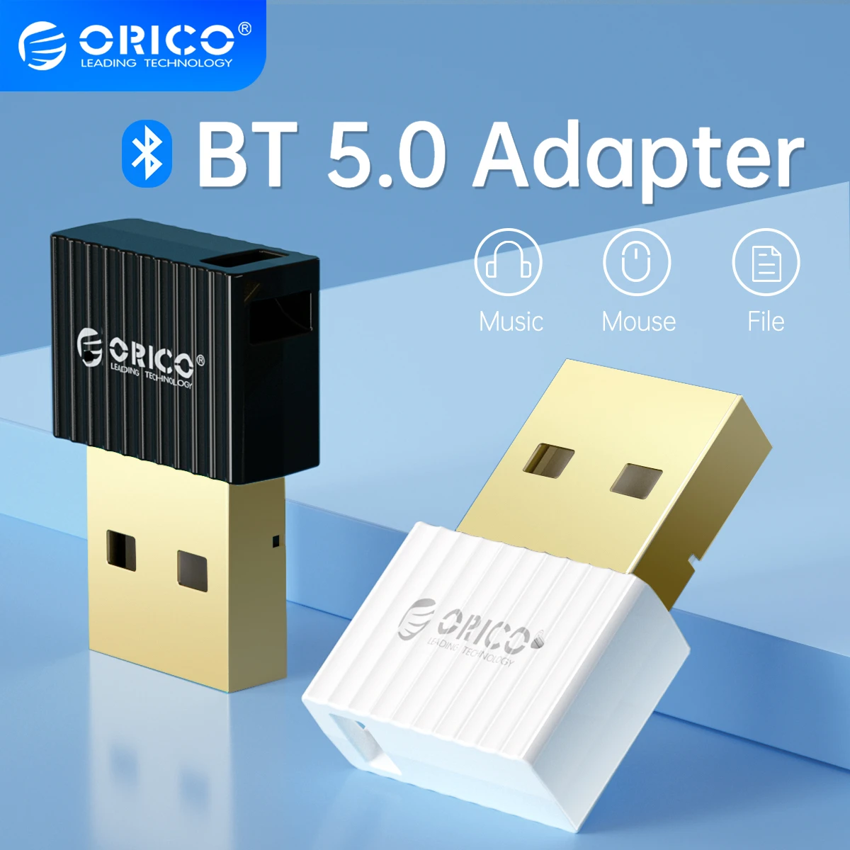 Orico Bt 5.0 Mini Wireless Usb Bluetooth Dongle Adapter 5.0 Music Audio ...