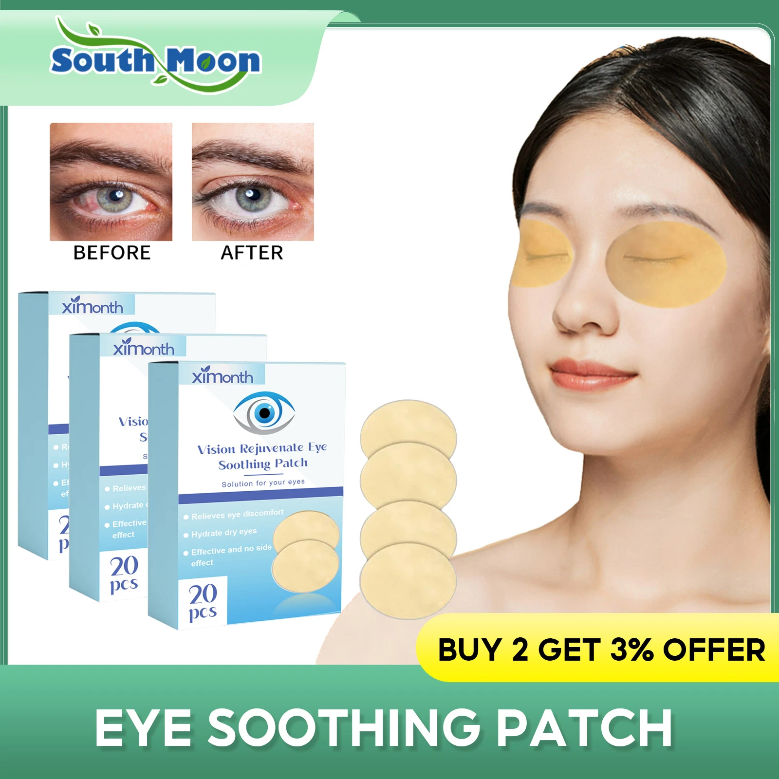 Eye-Soothing-Patch-Relief-Itchy-Discomfort-Eyesight-Improvement-Treat ...