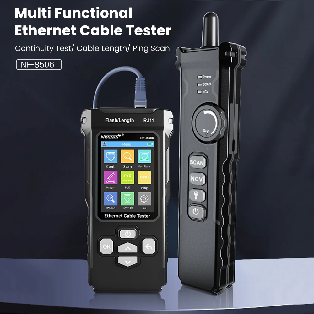 NOYAFA-NF-8506-Multifunction-Ethernet-Cable-Tester-IP-Scan-Ping-Poe ...