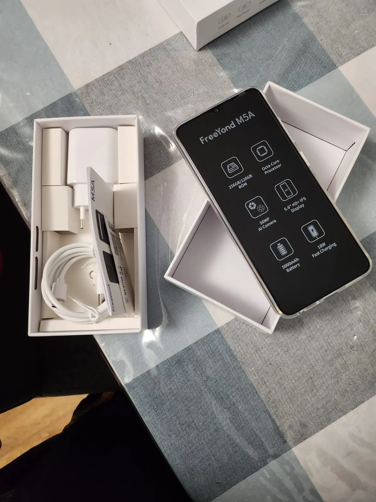 FreeYond 2023 New Phone M5A 256GB ROM 8GB RAM 50MP Cellphone 6.6 ...