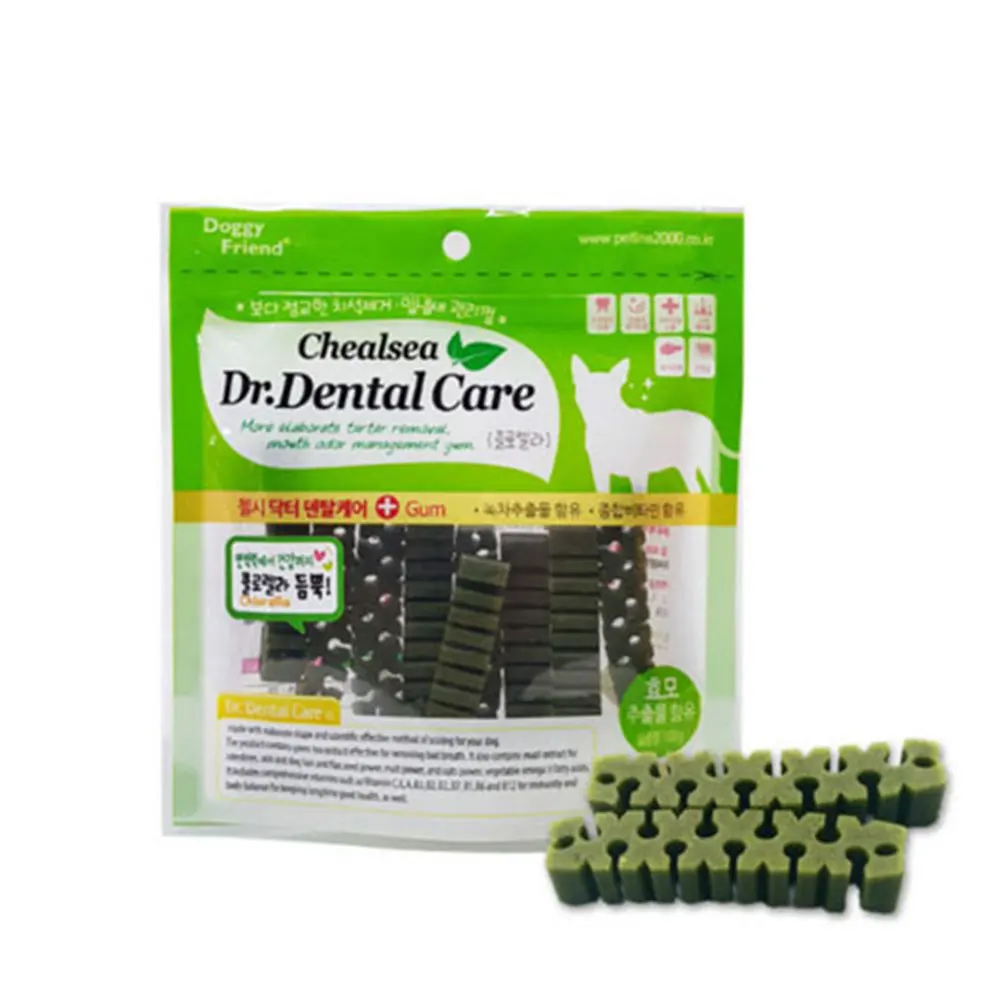 Chelsea Doctor Dental Care 100g Chlorella, dog snack, dog gum, dental ...