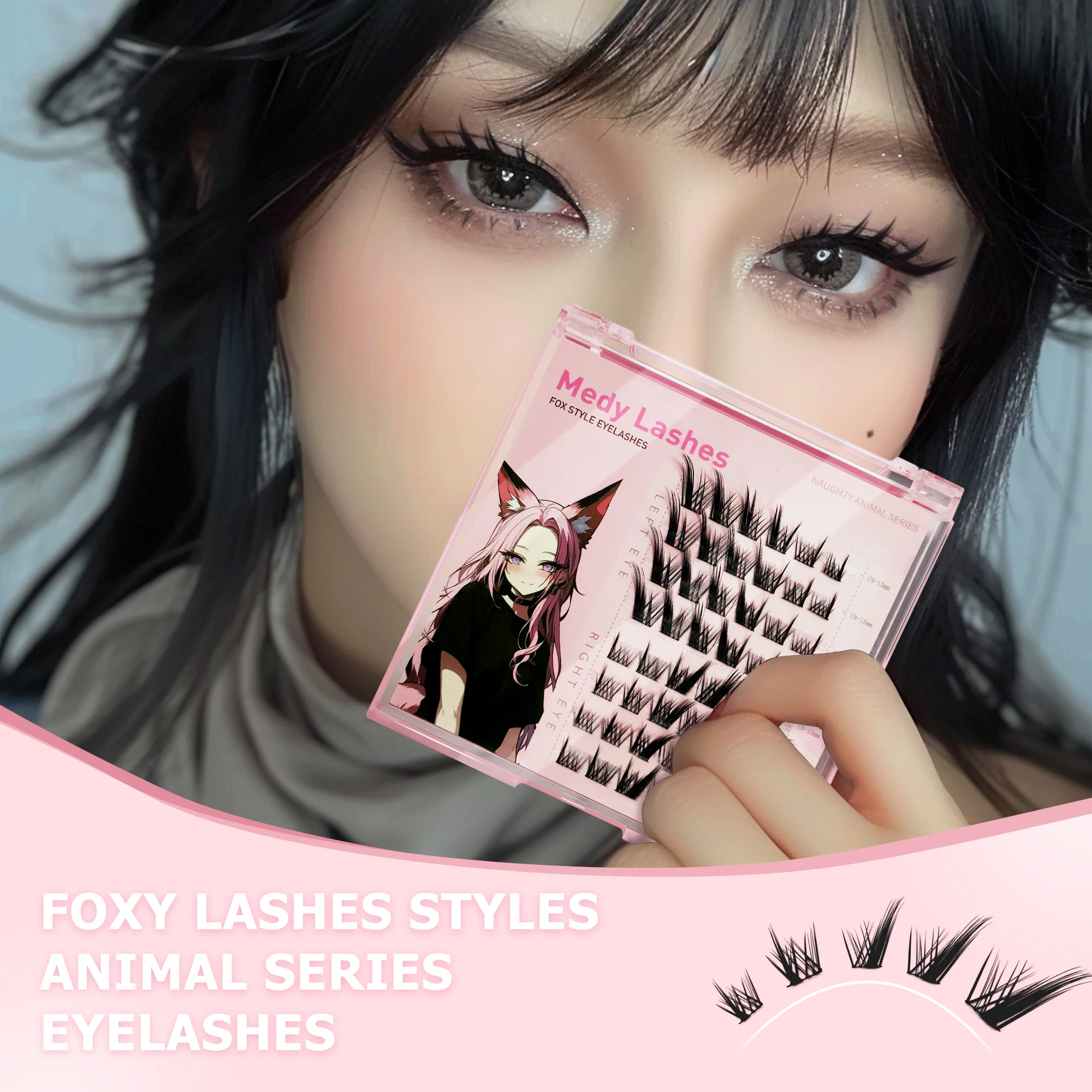lashes-Fox-Series-Eye-Lashes-Segmented-False-Eyelashes-Natural ...