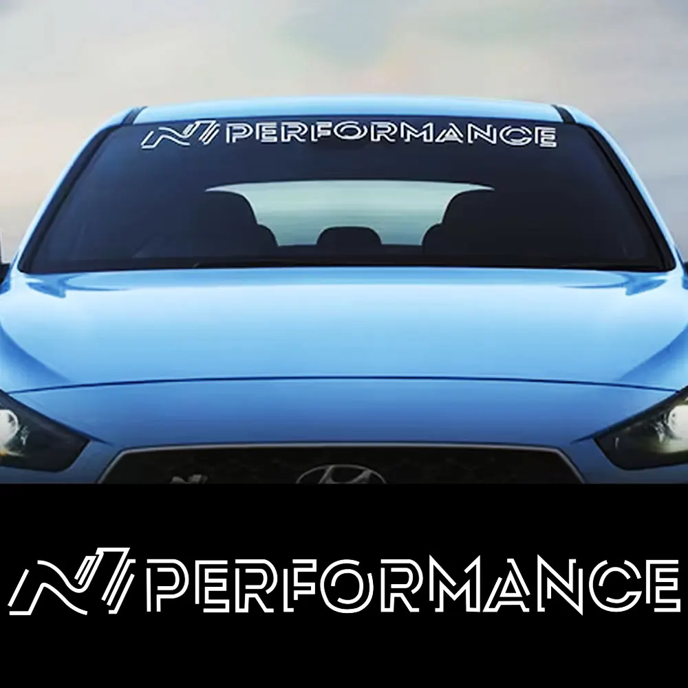 N Performance Car Stickers Windshield Styling I30N Nthusiast Racing ...