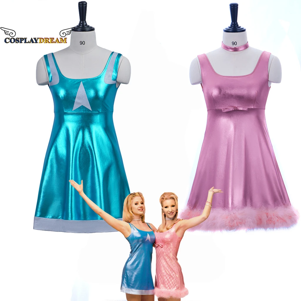 Movie-Romy-and-Michele-s-High-School-Reunion-Cosplay-Romy-Blue-Dress ...