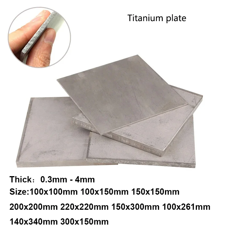 1pcs-TA2-Titanium-Ti-Plate-Sheet-0-3mm-4mm-Thickness-100X100-100X150 ...