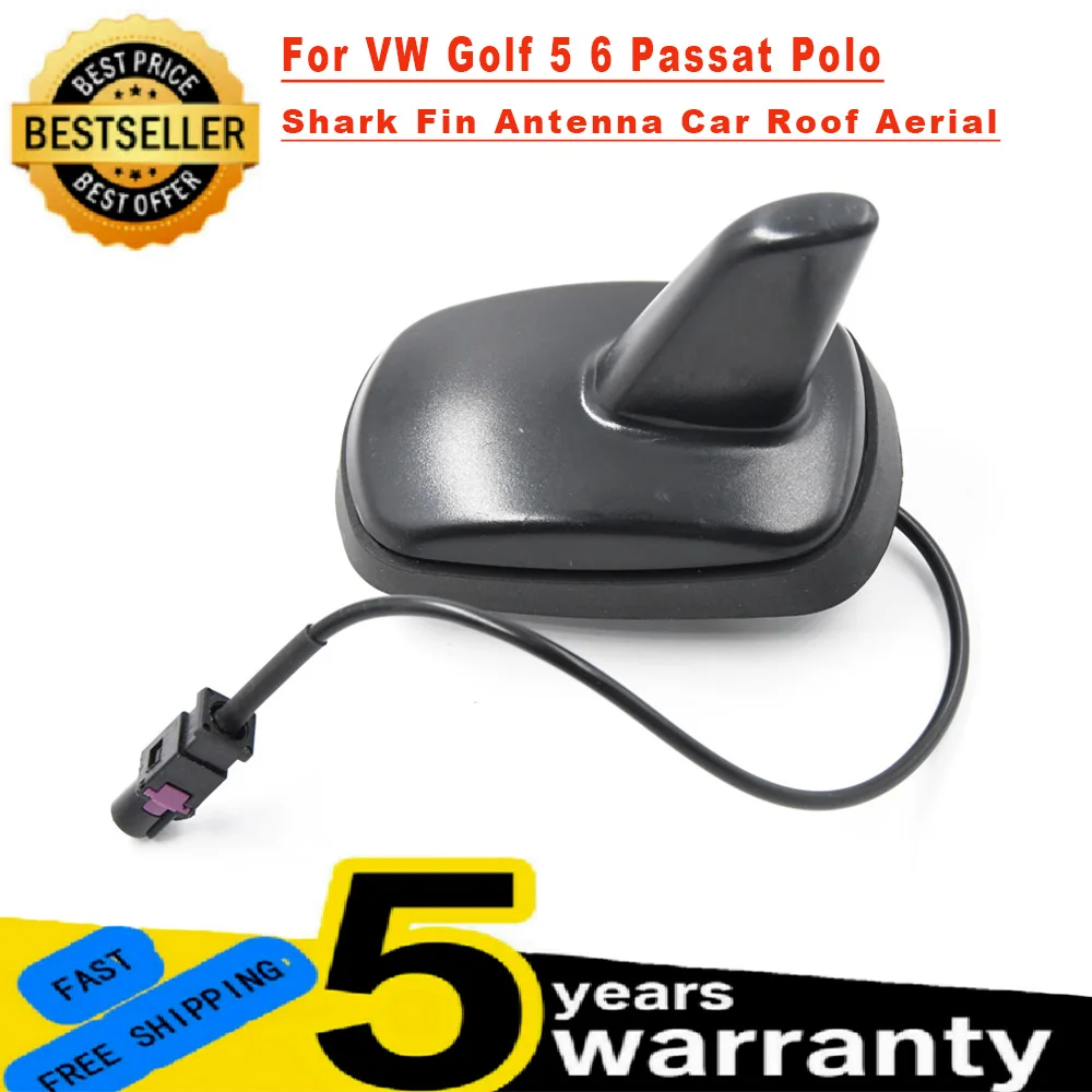 New-Shark-Fin-Antenna-Car-Roof-AM-FM-Radio-Aerial-Antenna-Fit-For-VW ...