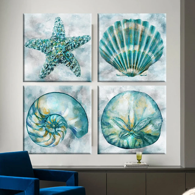 Abstract Seashell Paintings
