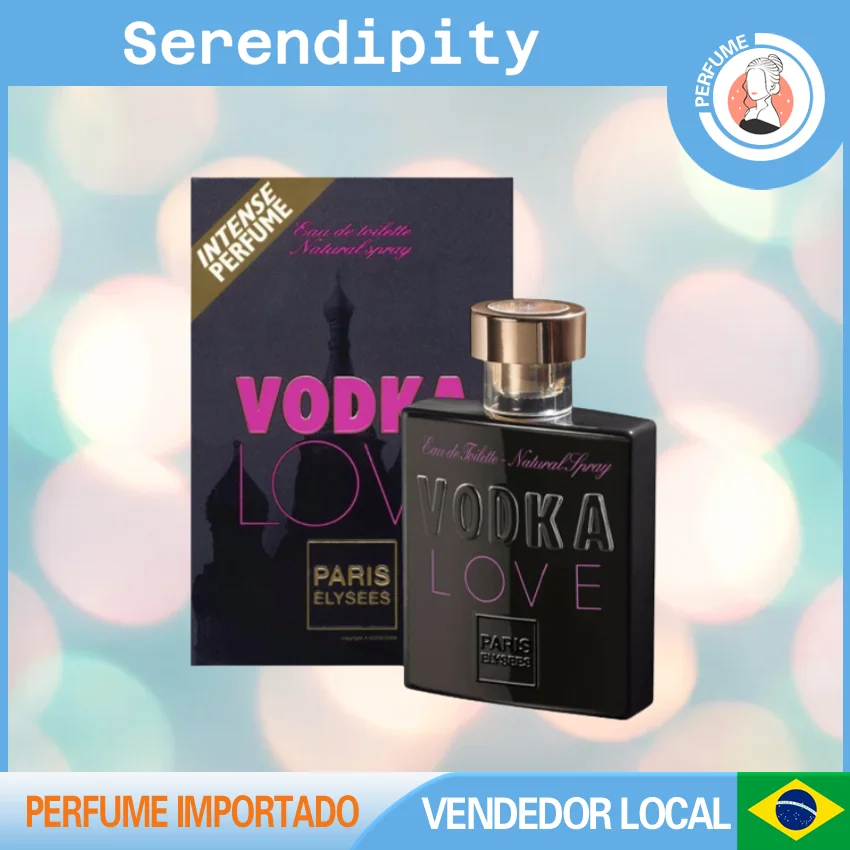 Perfume Vodka Love 100ML - Paris Elysees - Perfume Feminino - Eau de ...