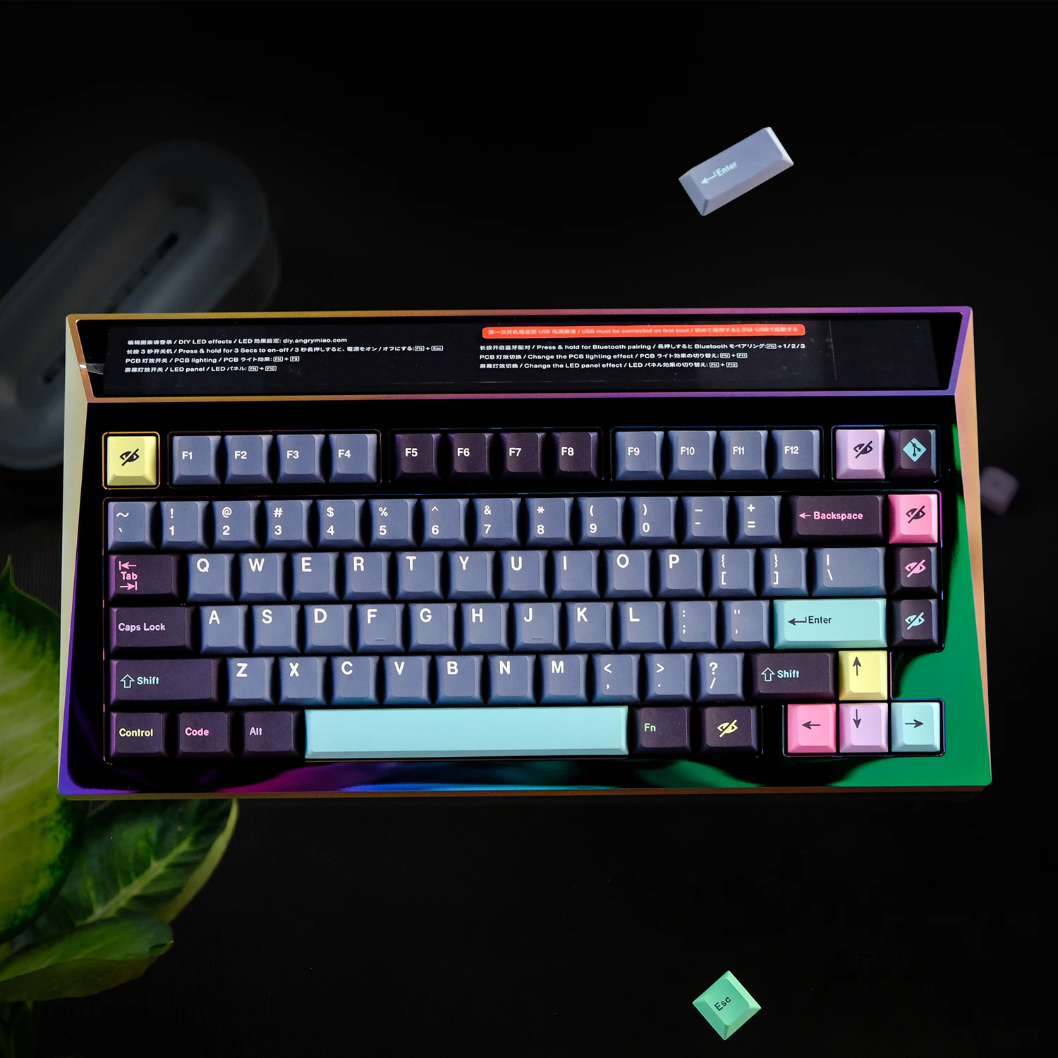174 Keys GMK Dracula Keycaps PBT Dye Sublimation Mechanical Keyboard ...