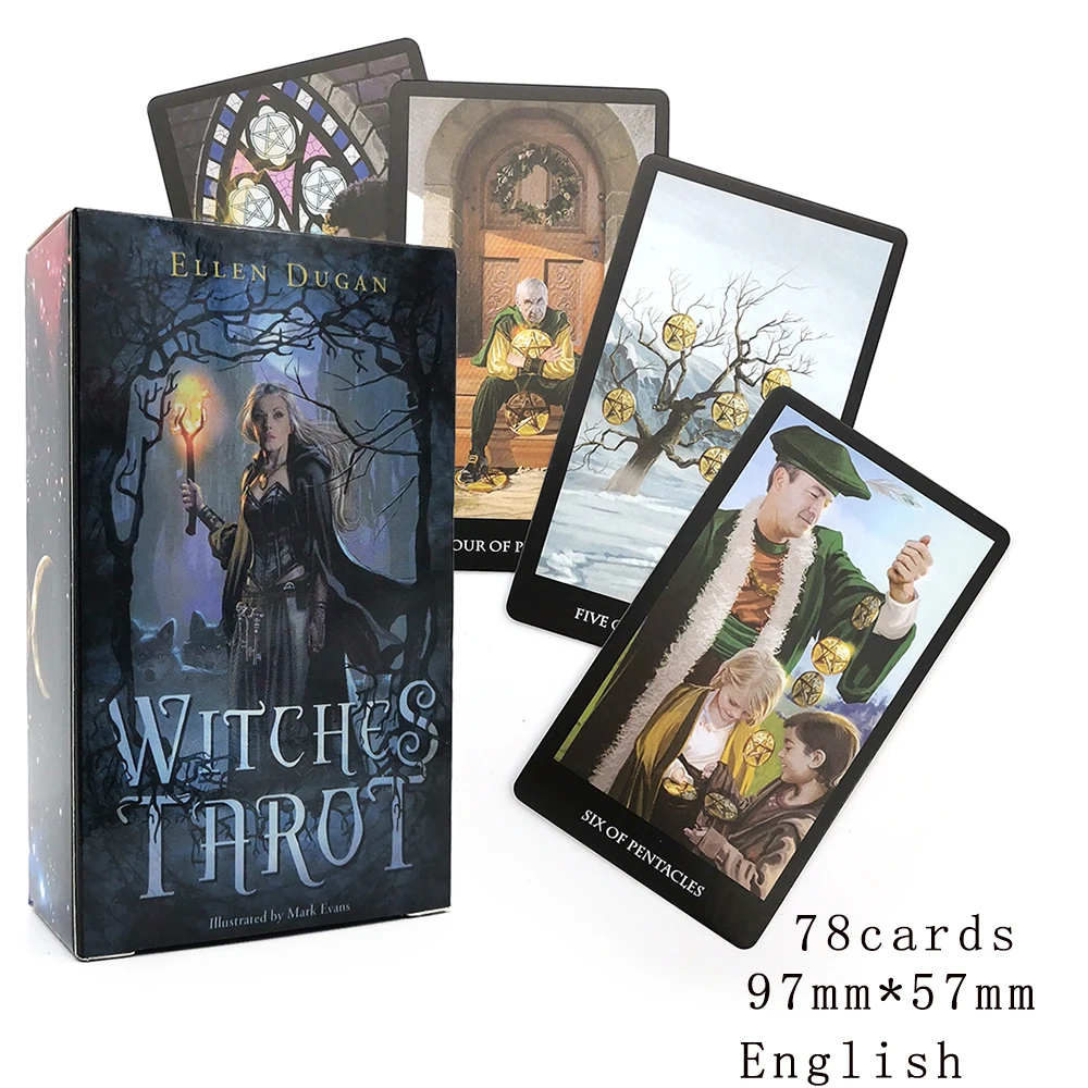 Generic New Witches Tarot Cards English Version Tarot Deck Tarot Cards ...