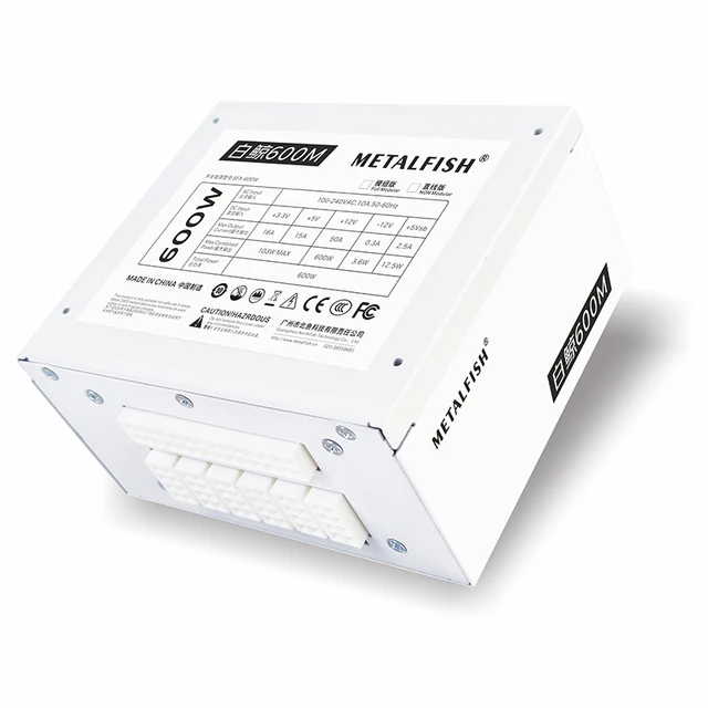 SFX-500W Full-MODULAR White SFX Power Supply - GamingStation