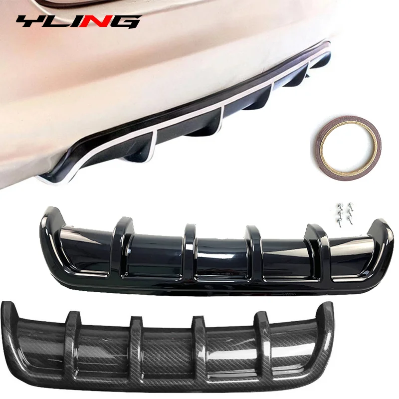 Universal Car Rear Diffuser Deflector Bumpers Spoiler Protector Shark ...