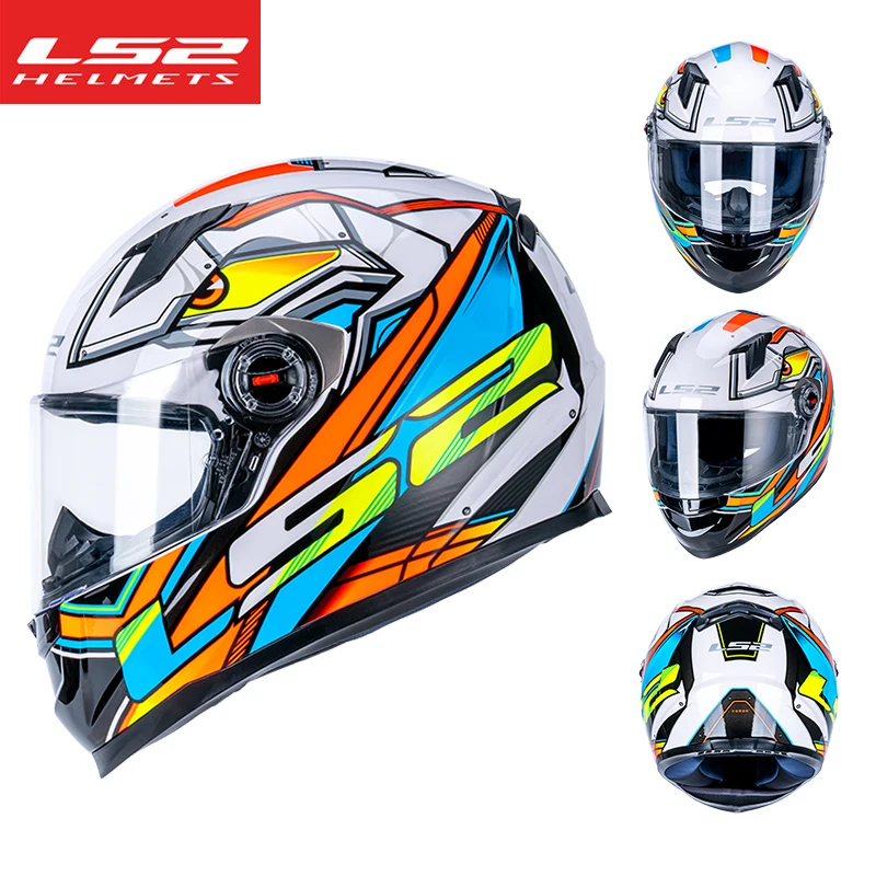 100-Original-LS2-FF358-Full-Face-Motorcycle-Helmet-Alex-barros-Man ...