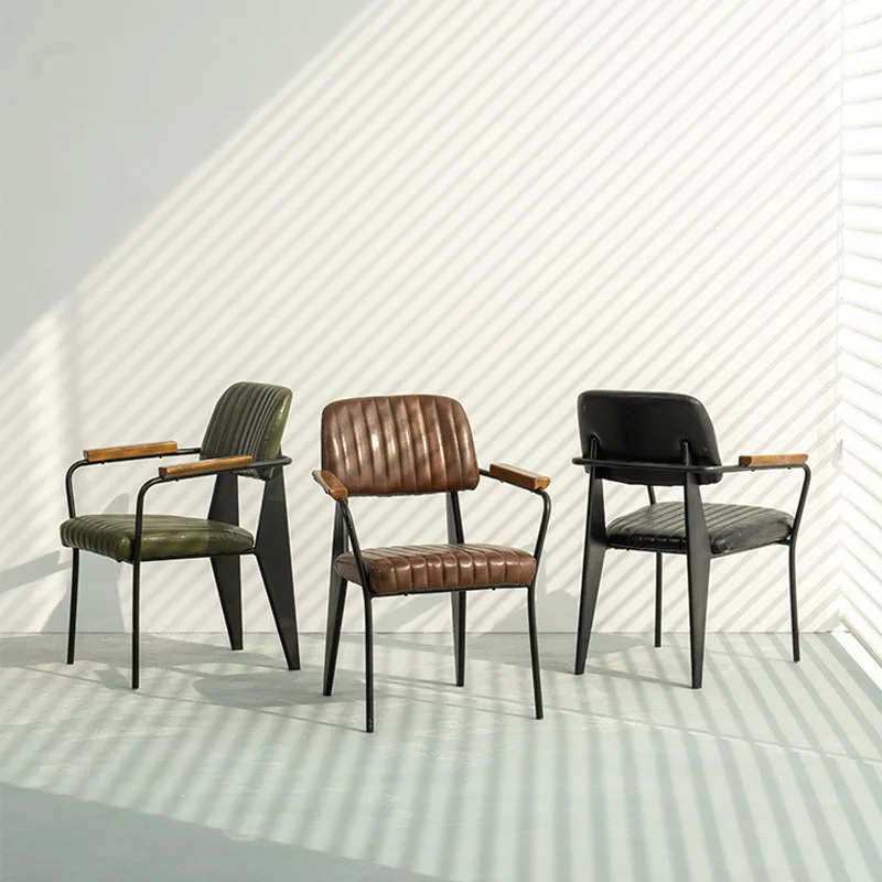 American-Retro-Cafe-Chair-Western-Restaurant-Fashion-Chairs-Nordic ...