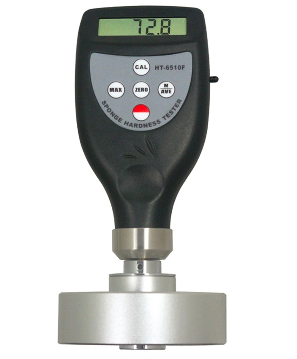 Ht-6510f Digital Foam Hardness Tester Meter With Shore Durometer Sponge ...