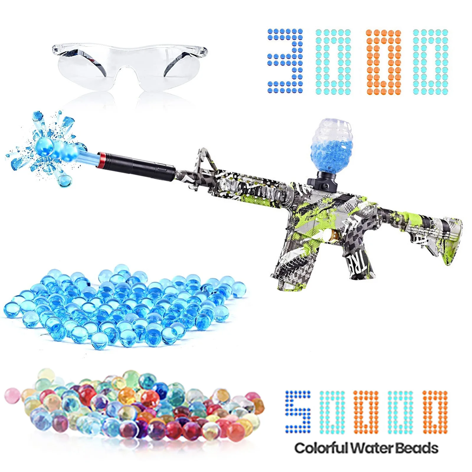 Electric-Water-Ball-Beads-Gun-Toys-M416-Shooter-Rifle-Weapon-CS ...