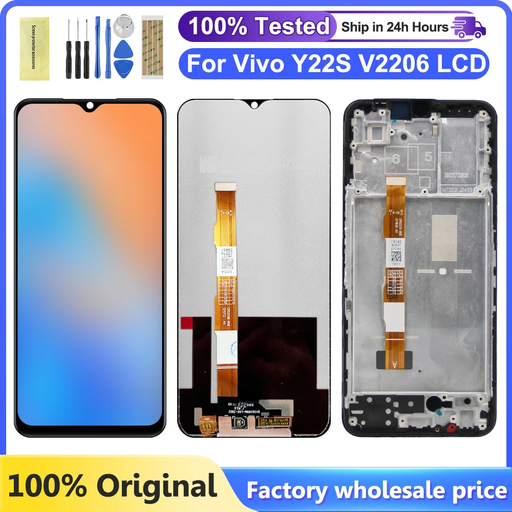 6-55-Original-Display-for-Vivo-Y22-V2207-Lcd-Display-Touch-Screen ...