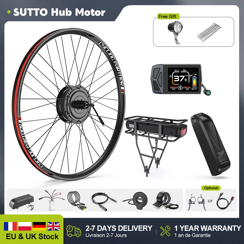 SUTTO-250W-Hub-Motor-Kit-36V-Ebike-Rear-Drive-Brushless-Motor-Wheel ...