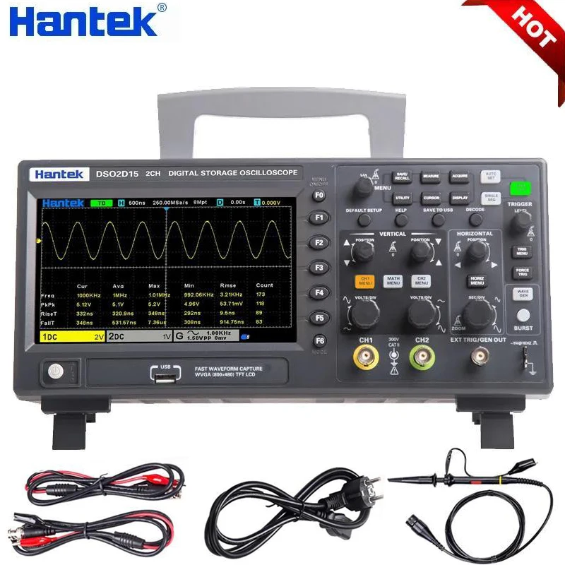 Hantek-DSO2D15-Digital-Oscilloscope-Dual-Channel-Input-150MHz-Signal ...