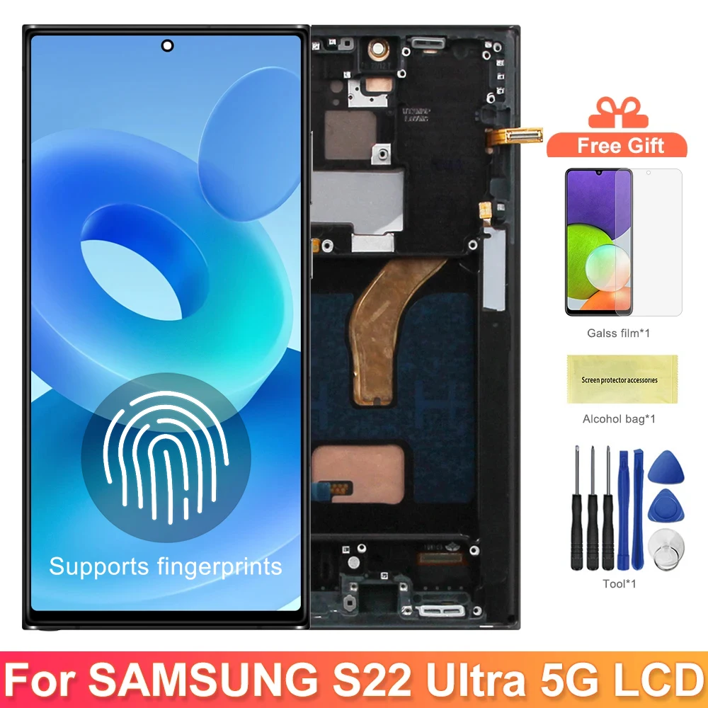 Reemplazo-de-pantalla-S22-Ultra-para-Samsung-Galaxy-S22-Ultra-5G-S908B ...