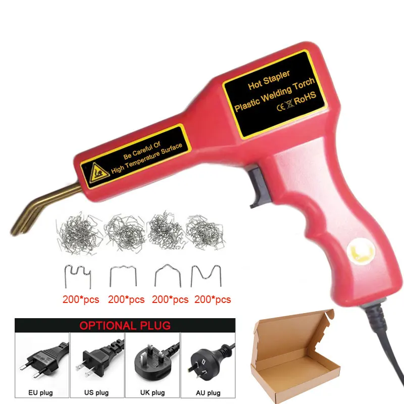 Plastic Welder Gun Stapler Welding Machine Portable Solding Iron for ...