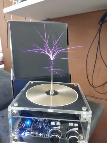 Wireless Tesla Coil High-Frequency Lighting Speaker - Mavigadget