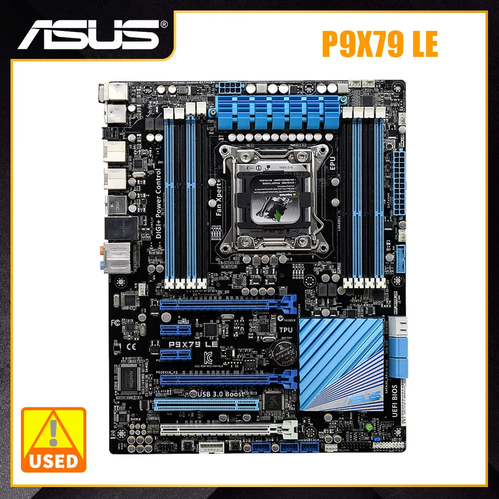 ASUS-X79-Motherboard-P9X79-LE-Mining-Motherboard-LGA-2011-DDR3-64GB-3 ...