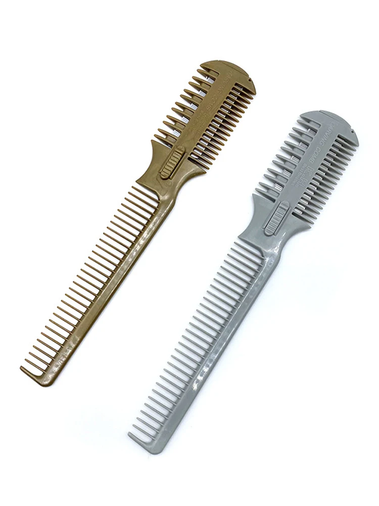 1pc-3-Sides-Hair-Razor-Comb-With-2-Removable-Blades-Cutter-Cutting ...