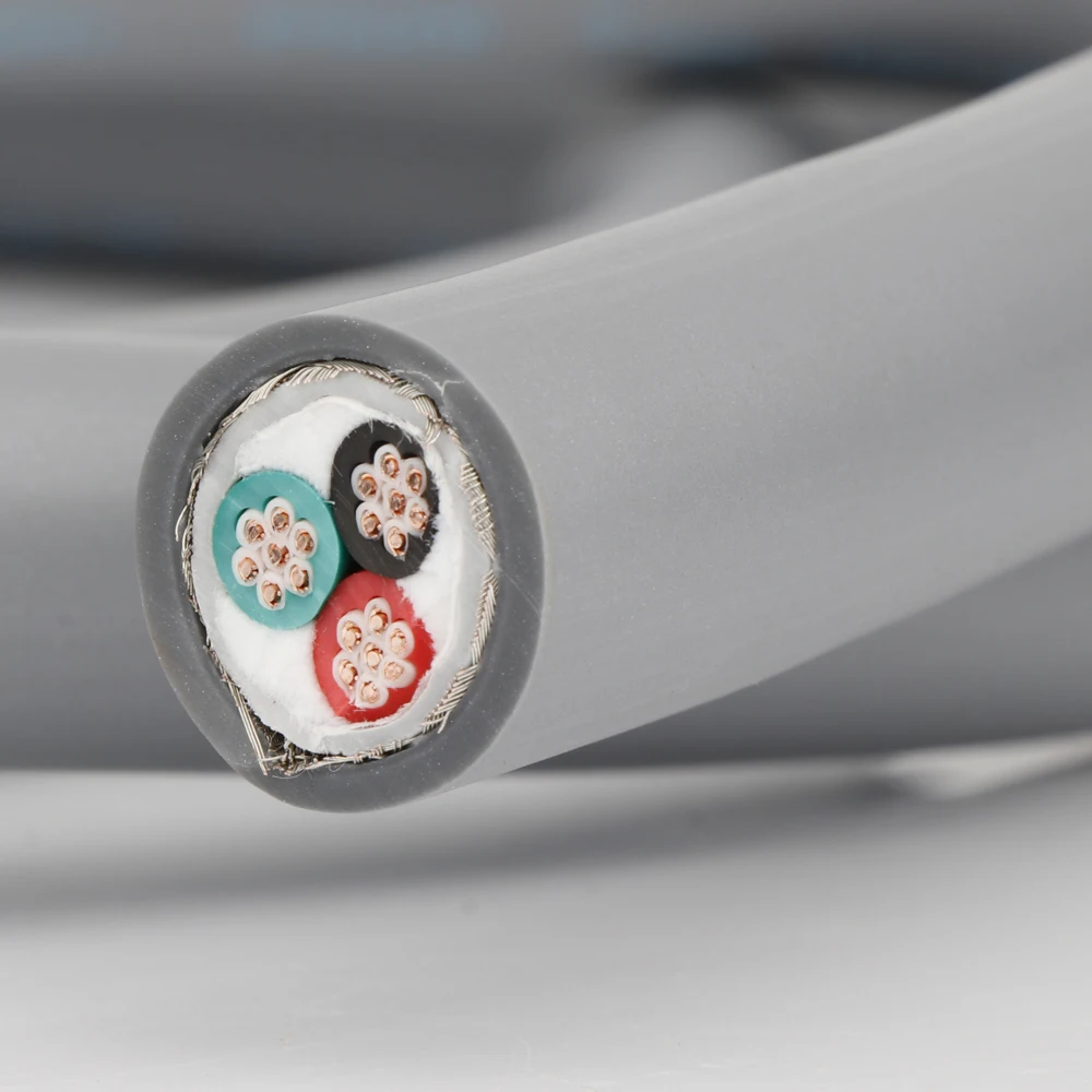 XSYMPHONY P601 OCC Copper 18mm AC Power Cord Audio Wire Hifi Power Cable