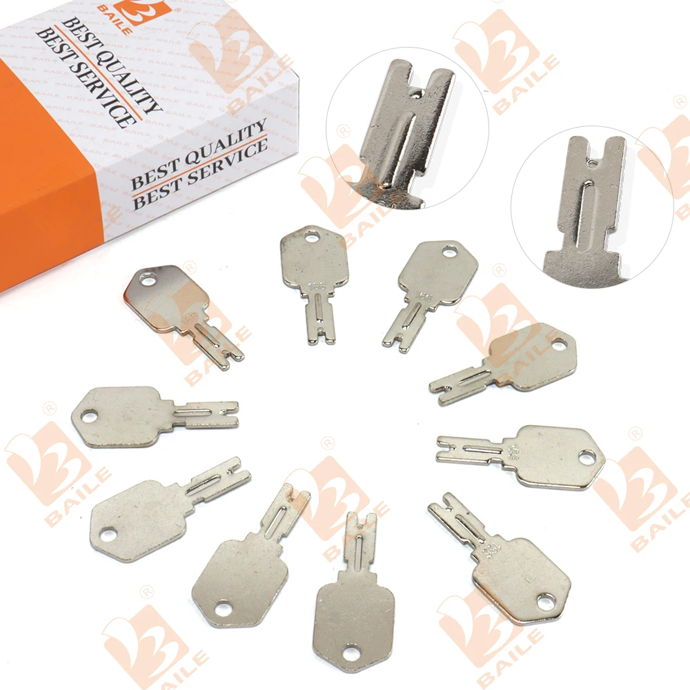 10pcs-Lgnition-Keys-6T-2663-for-Clark-Yale-Komatsu-Hyster-Gradall-Gehl ...