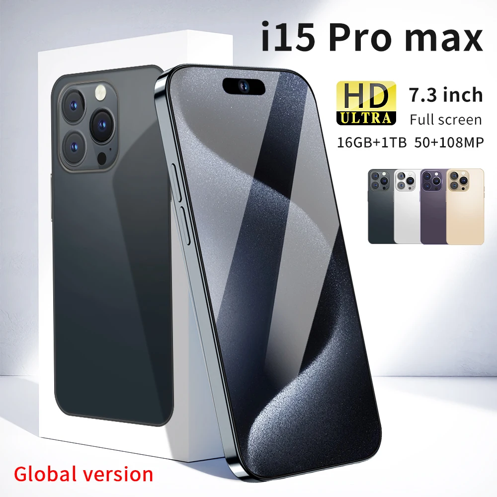 Vers-o-Global-Smartphone-i15Pro-Max-Telefone-Android-5G-Qualcomm-888-C-mera-108MP-Bateria ...