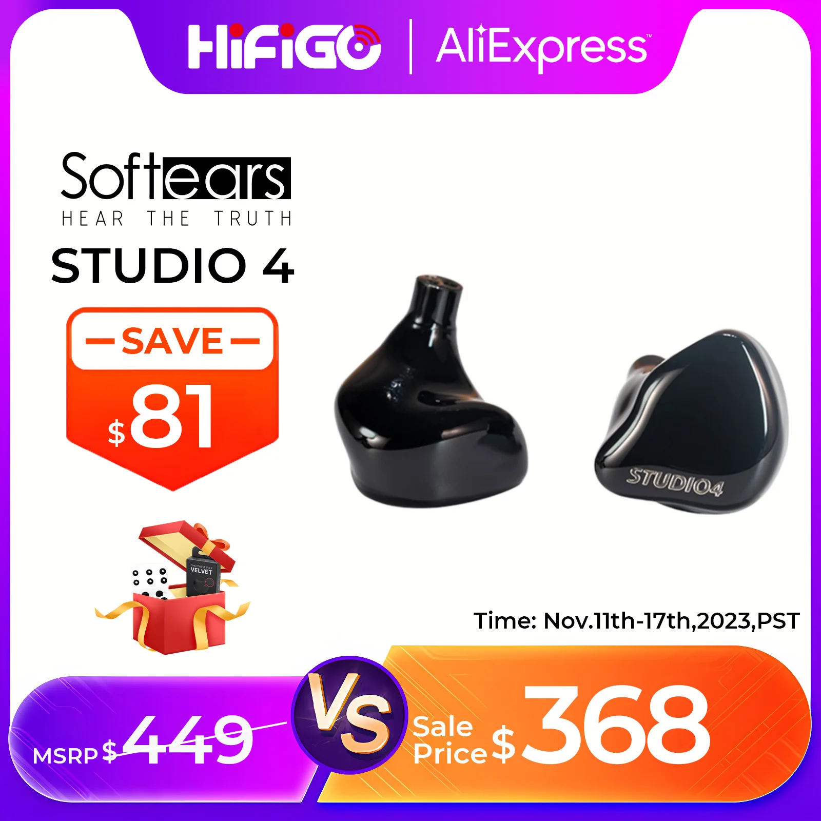 Softears-Studio-Series-Studio4-4-BA-Driver-In-Ear-Monitors-Earphones-4 ...