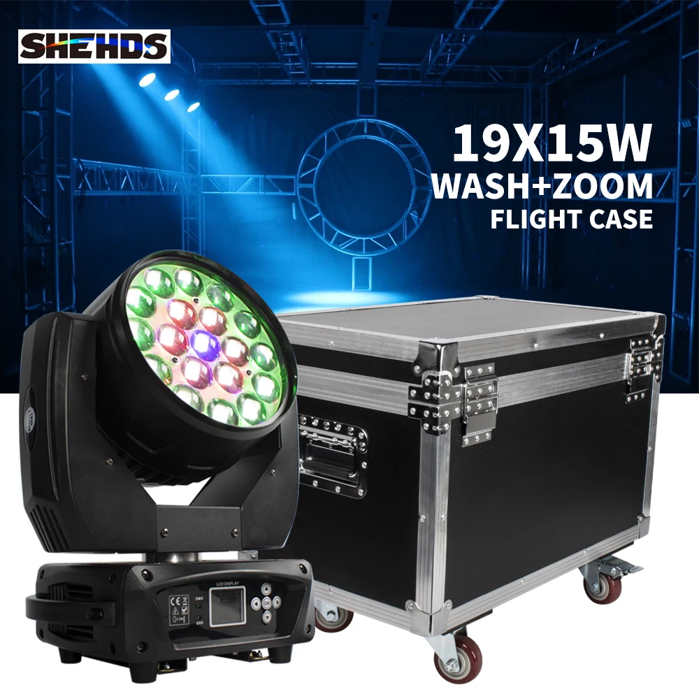 Shehds – Éclairage À Faisceau Led 19x15w Rgbw Zoom Pour Spectacles ...
