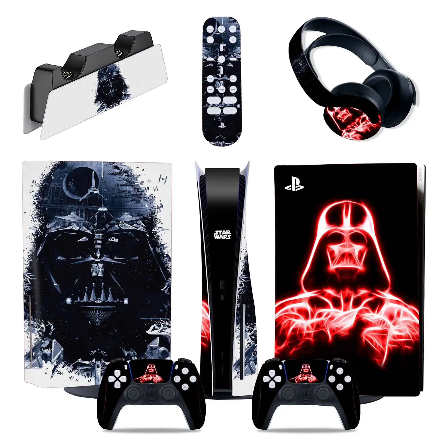 TN-PS55in1-0031-Autocollant Deadpool Skin pour PlayStation 5, étui de ...