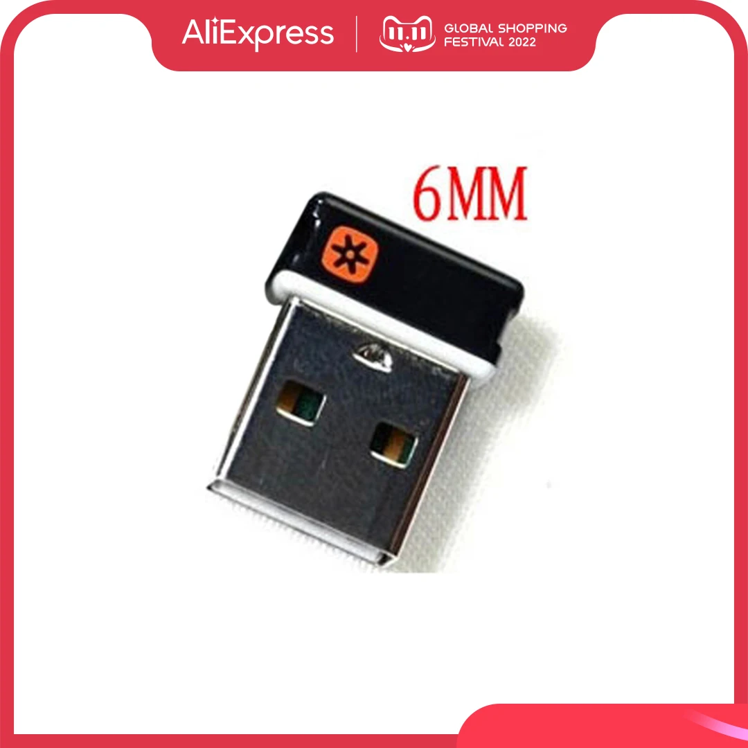 Wireless Dongle Receiver Unifying USB Adapter for logitech Mouse Keyboard Connect 6 Device for ...