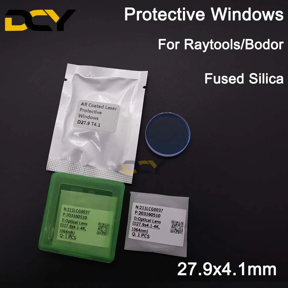 Raytools Optical Lens Protective Windows 211LCG0037 27.9*4.1mm1064nm ...