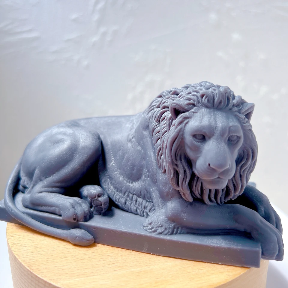 Clay Lion Sculptures